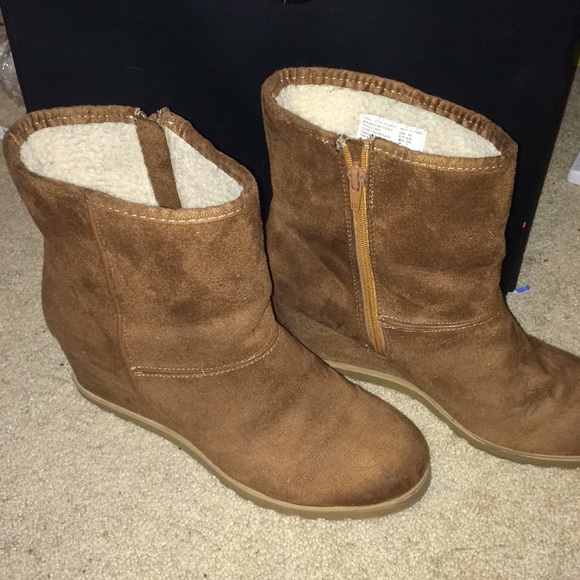 Airwalk | Shoes | Brown 2 Inch Heel Ankle Boots | Poshmark